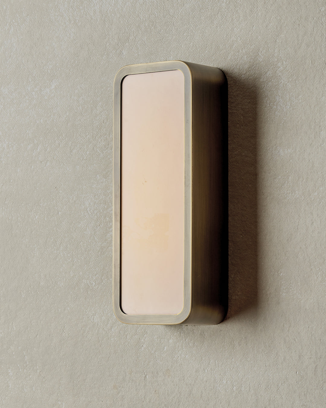 TOMER MILK GLASS SCONCE – Robert True Ogden Lighting